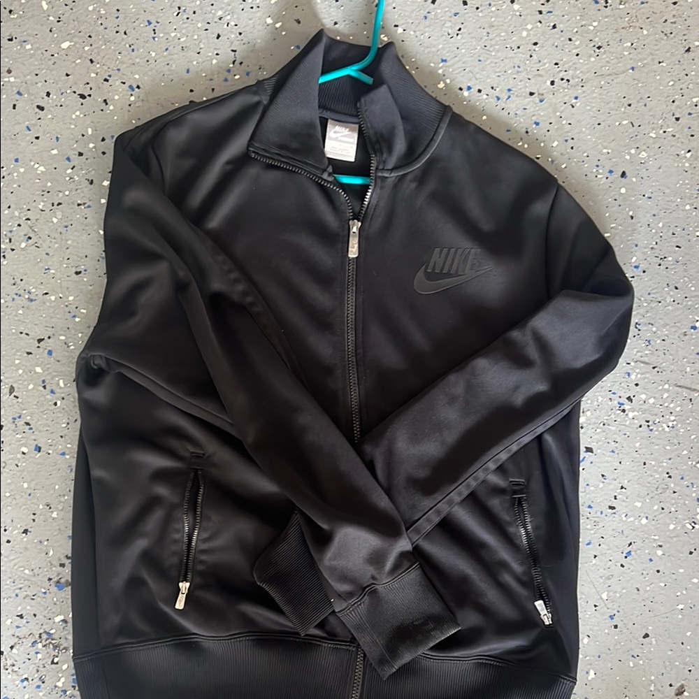 Nike Men's Black Track Jacket - Gem